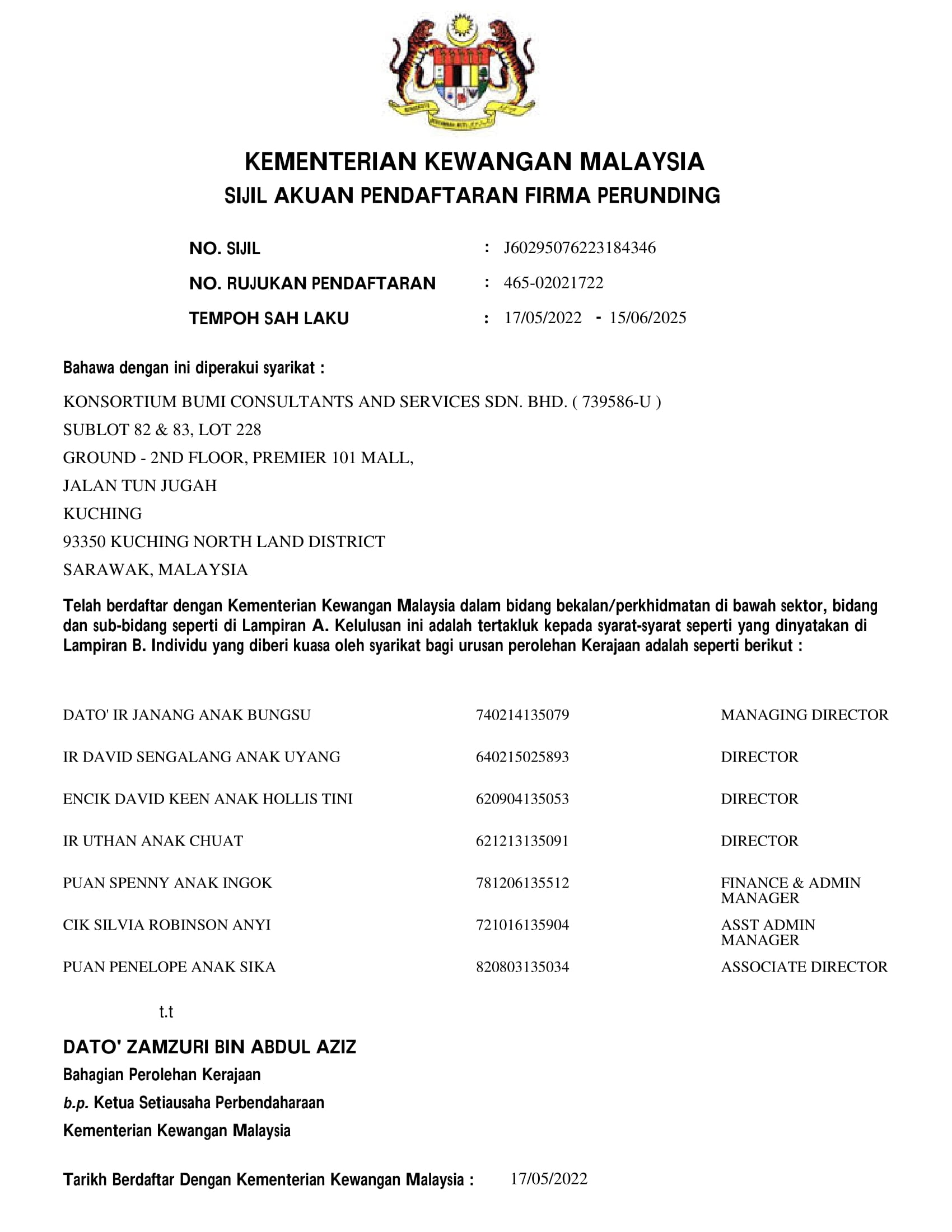 Konsortium Bumi Consultant and Services Sdn Bhd